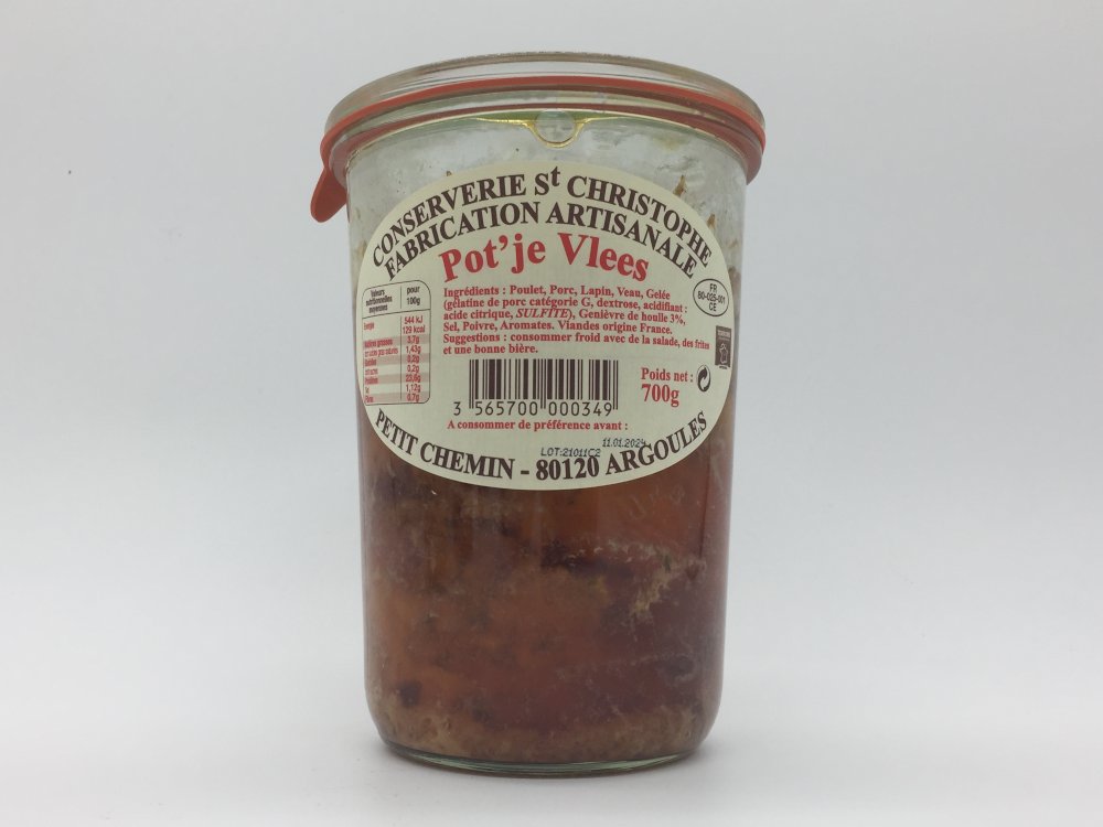 Pot Je Vlees St Christ 700g - Saveurs de nos Terroirs
