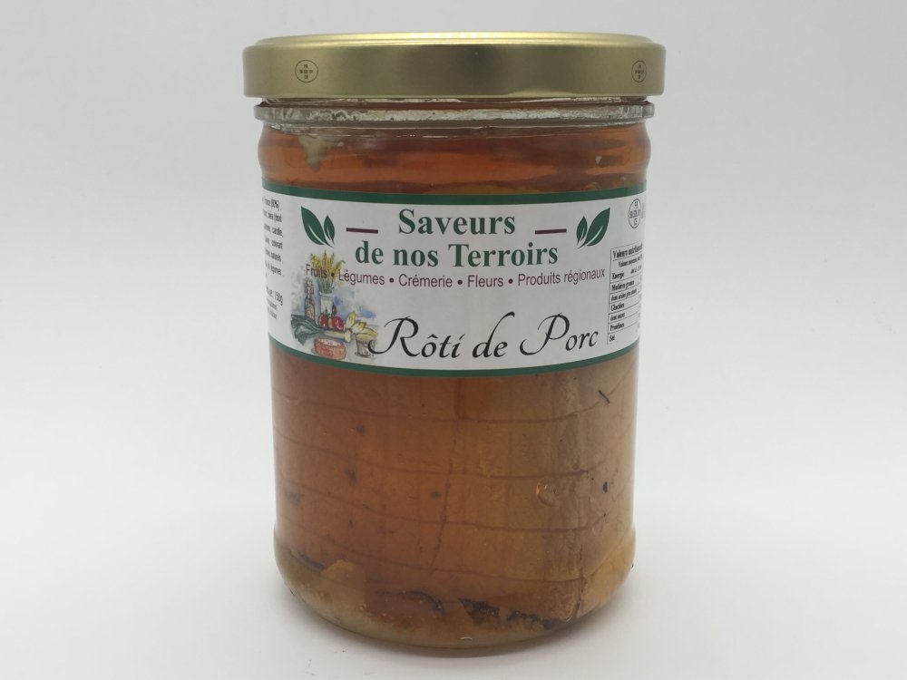Rôti de Porc 750gr Cs - Saveurs de nos Terroirs