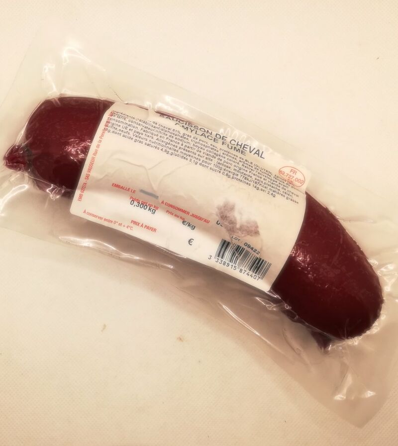 Saucisson de cheval - Saveurs de nos Terroirs