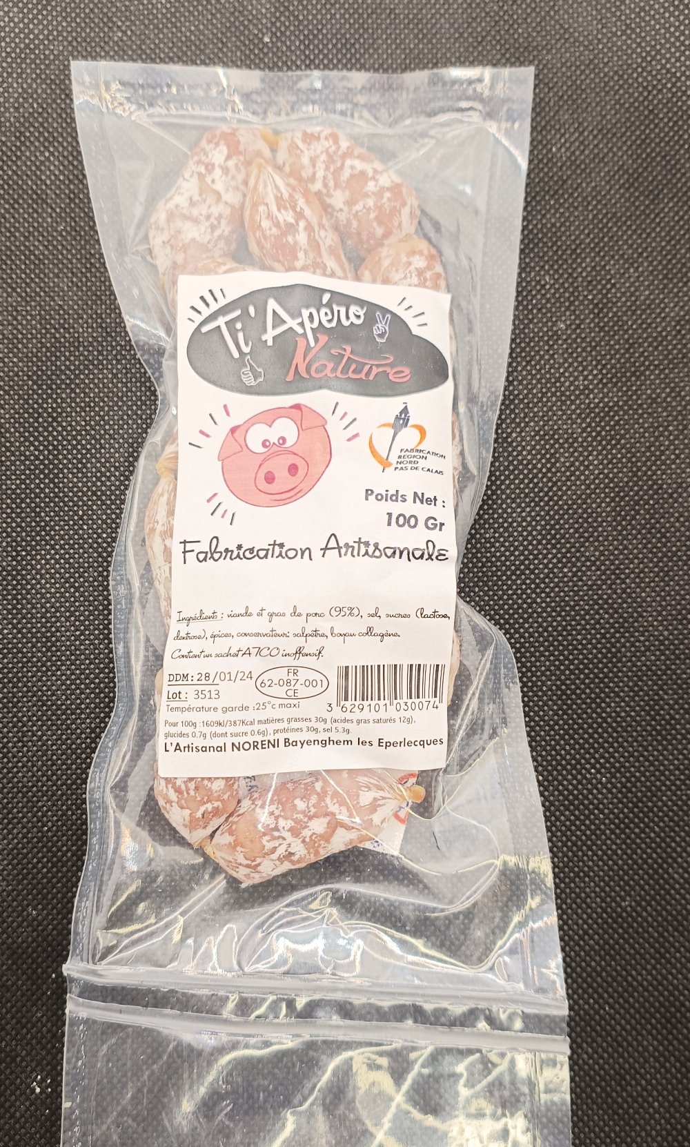 Grelots Nature 100gr Noreni - Saveurs de nos Terroirs